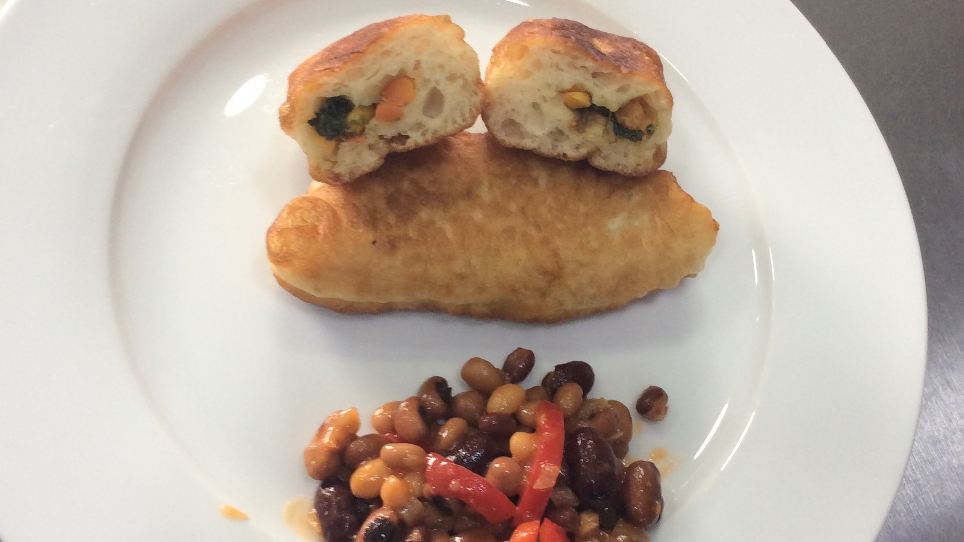 Vegetable pastry rolls and bean salad - Ruislip Stars Nurseries and Pre ...